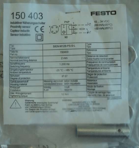 Sensor 150403 - Comercial Cadiriri - Hidráulica, Pneumática, Elétrica ...
